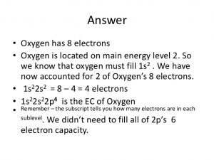Oxygen Electron Configuration (O) with Orbital Diagram