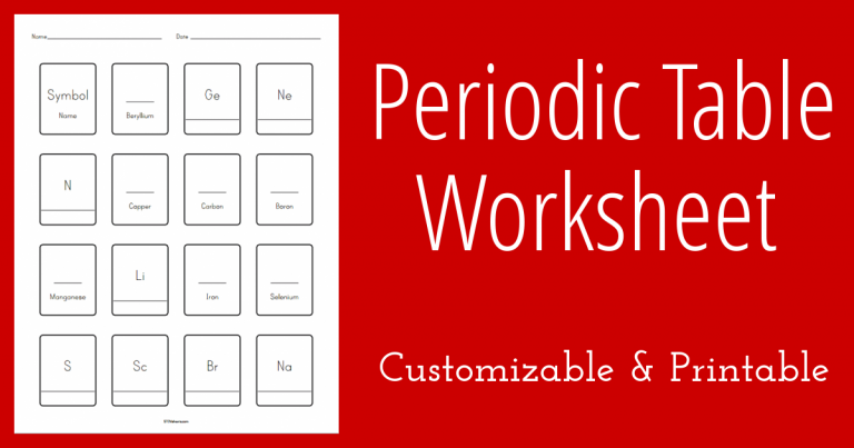 Periodic Table Basics Answer Key Archives - Dynamic Periodic Table of ...