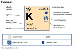 Potassium Valence Electrons | Potassium Valency (K) with Dot Diagram